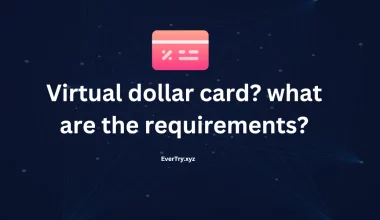 How to get a virtual dollar card in Nigeria - EverTry
