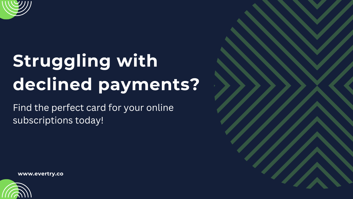 What Card Can I Use for Online Subscriptions?